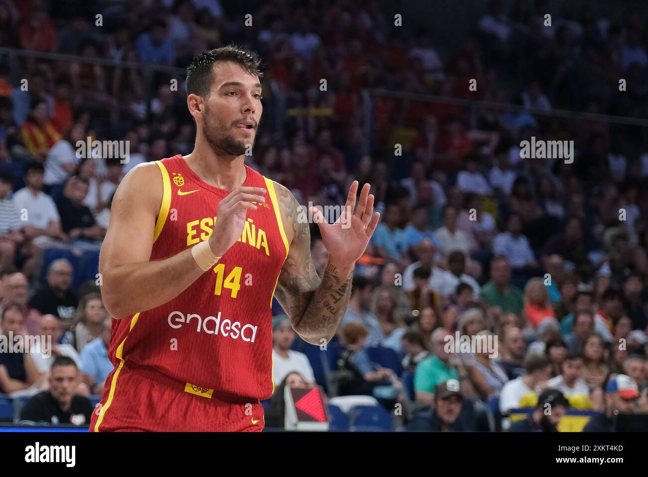 Willy Hernangomez of Spain s during match Spain and Puerto Rico to ...