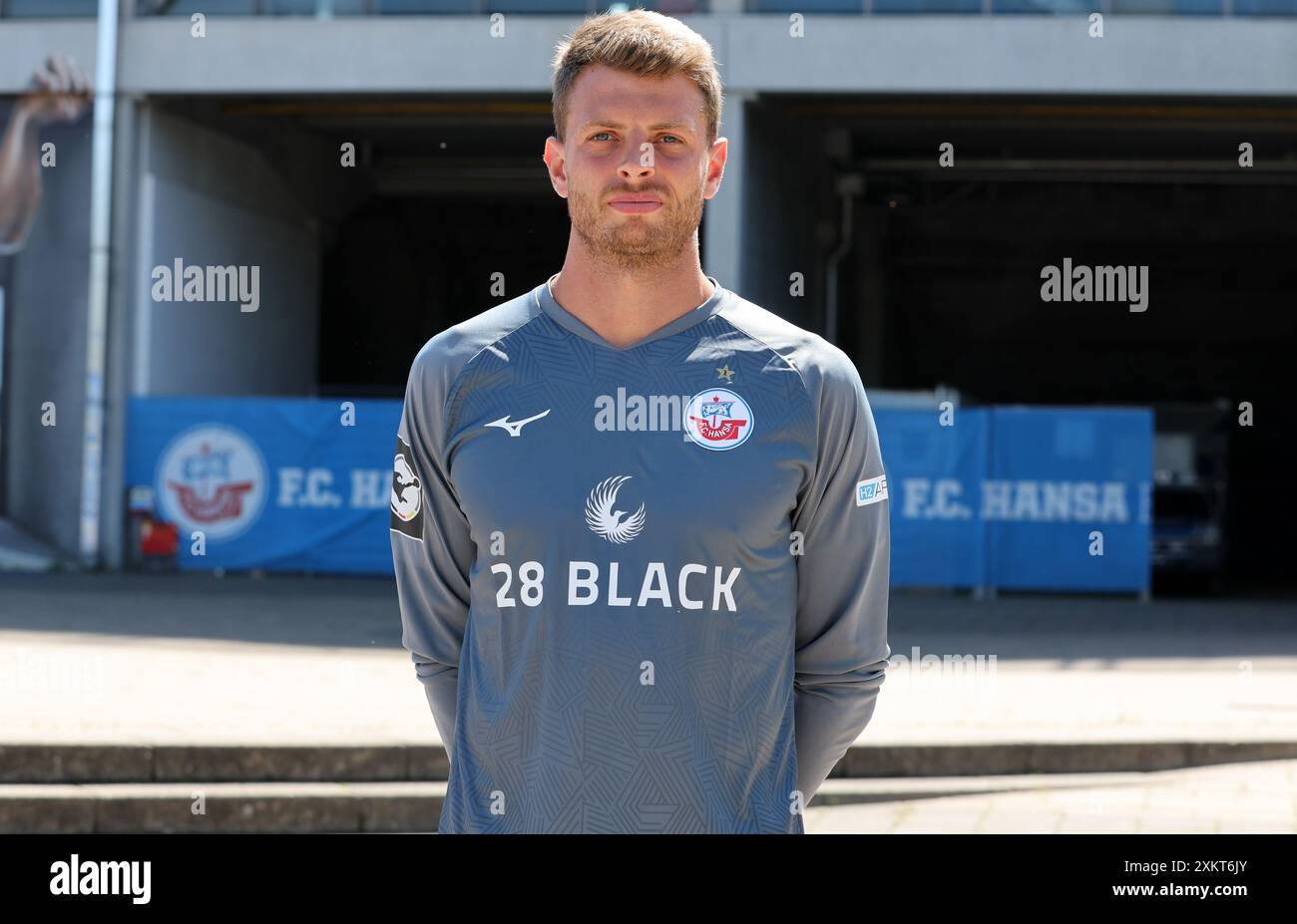 Rostock, Germany. 24th July, 2024. Benjamin Uphoff at the team photo ...