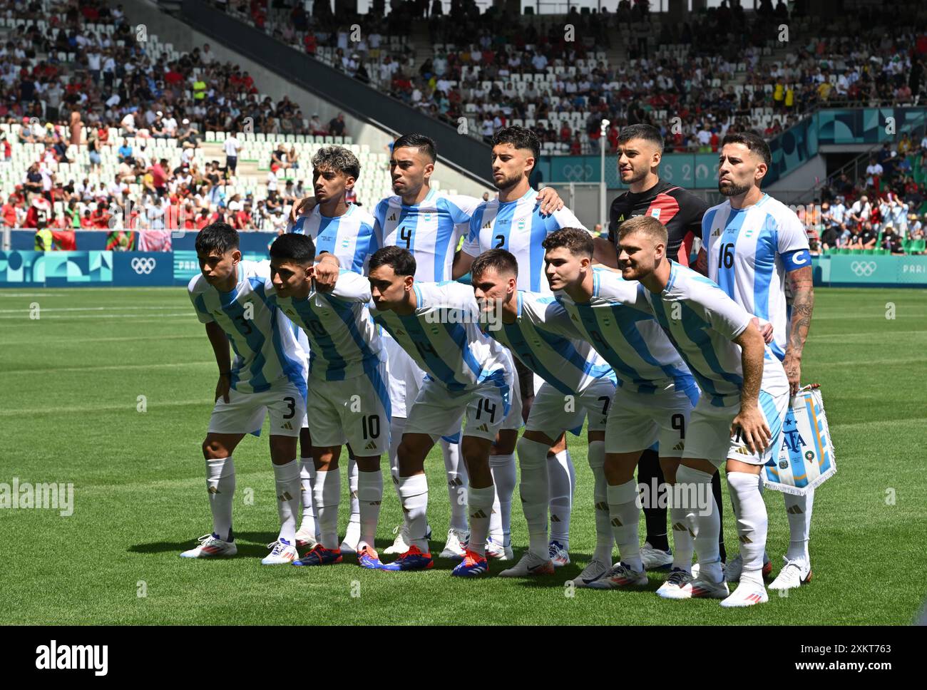 Team of Argentina during the Football, Men's Group B, between Argentina ...