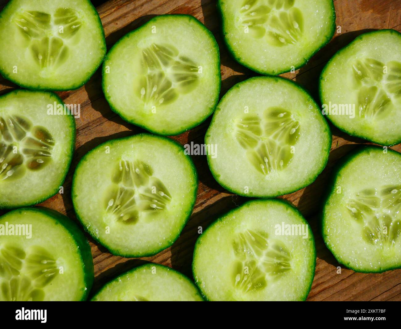 Top view organic cucumber hi-res stock photography and images - Alamy