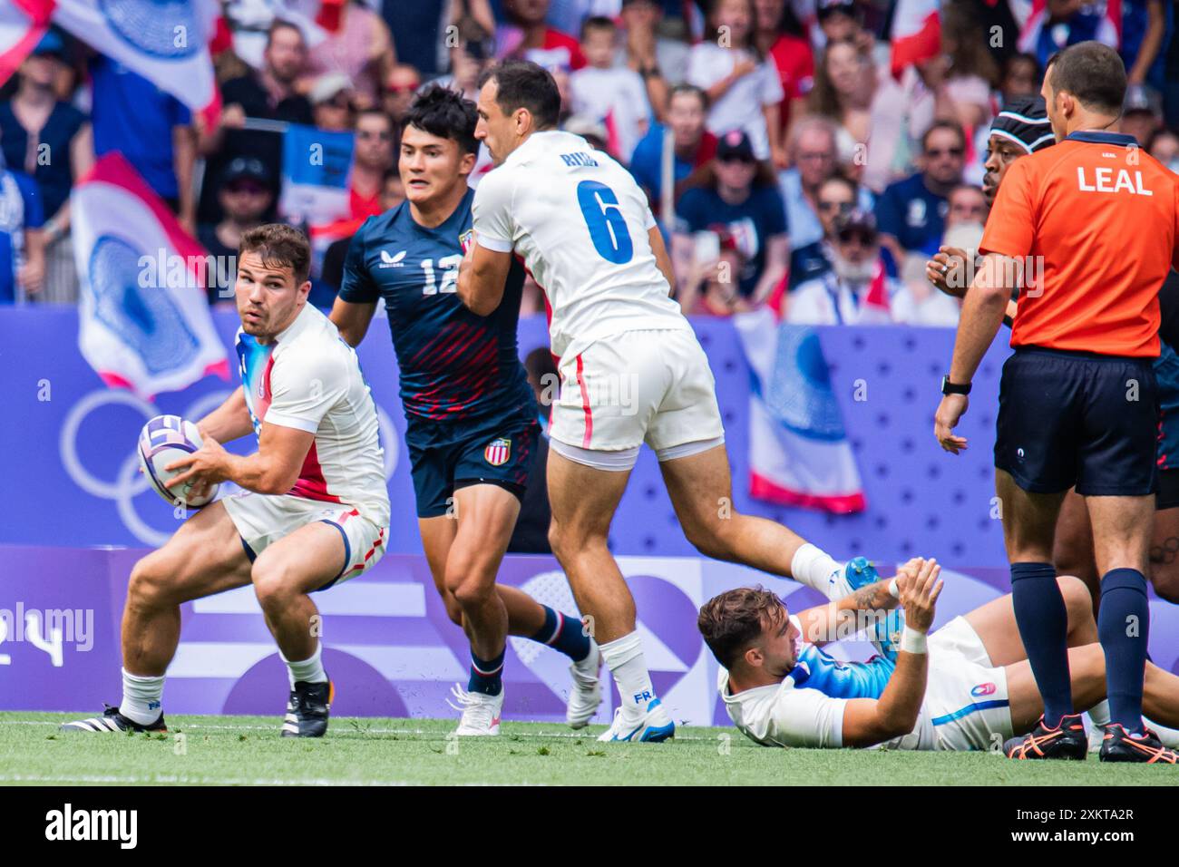 Antoine Dupont (France), Rugby Sevens, Men's Pool C between France and ...