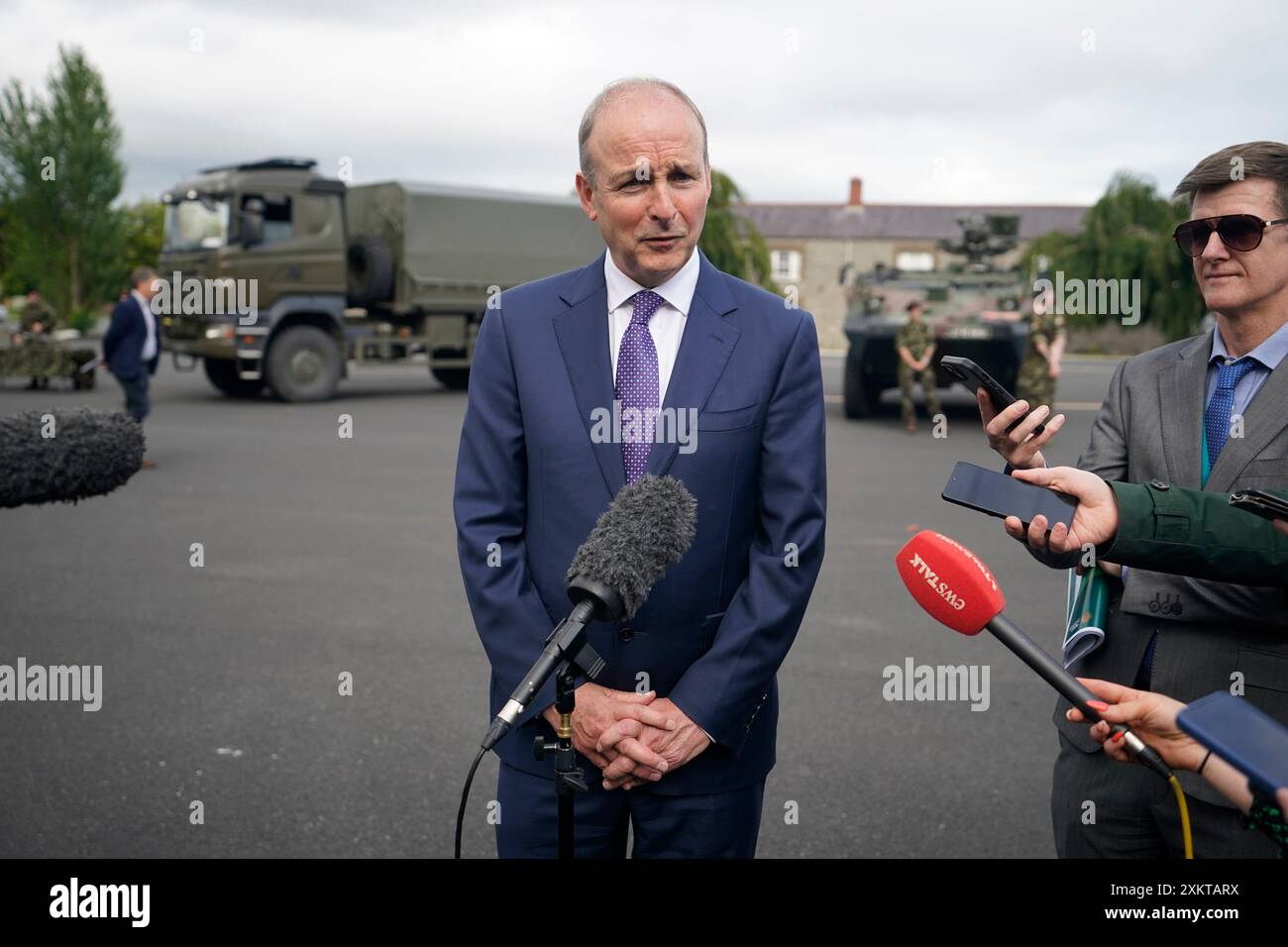 Micheal martin defence forces hi-res stock photography and images - Alamy