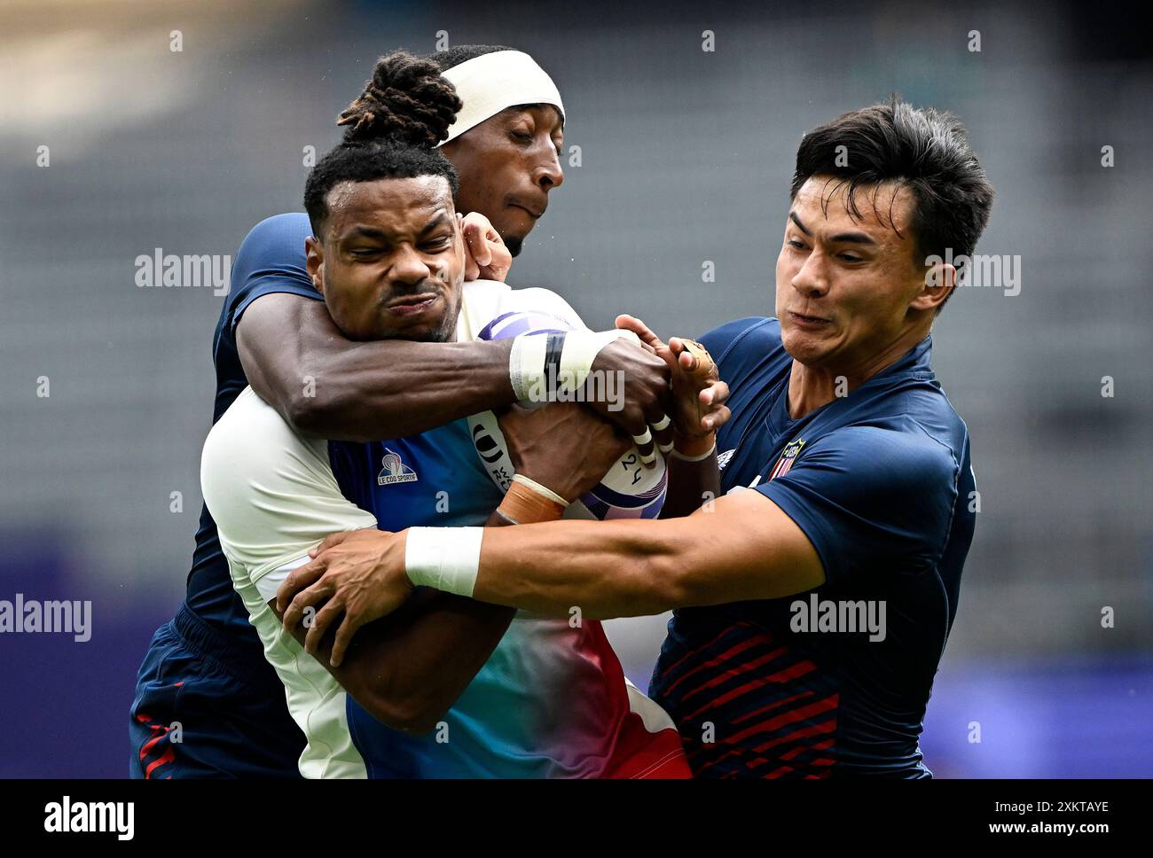 Paris-France, July 24, 2024, Paris2024 Olympic Games, Rugby, match ...