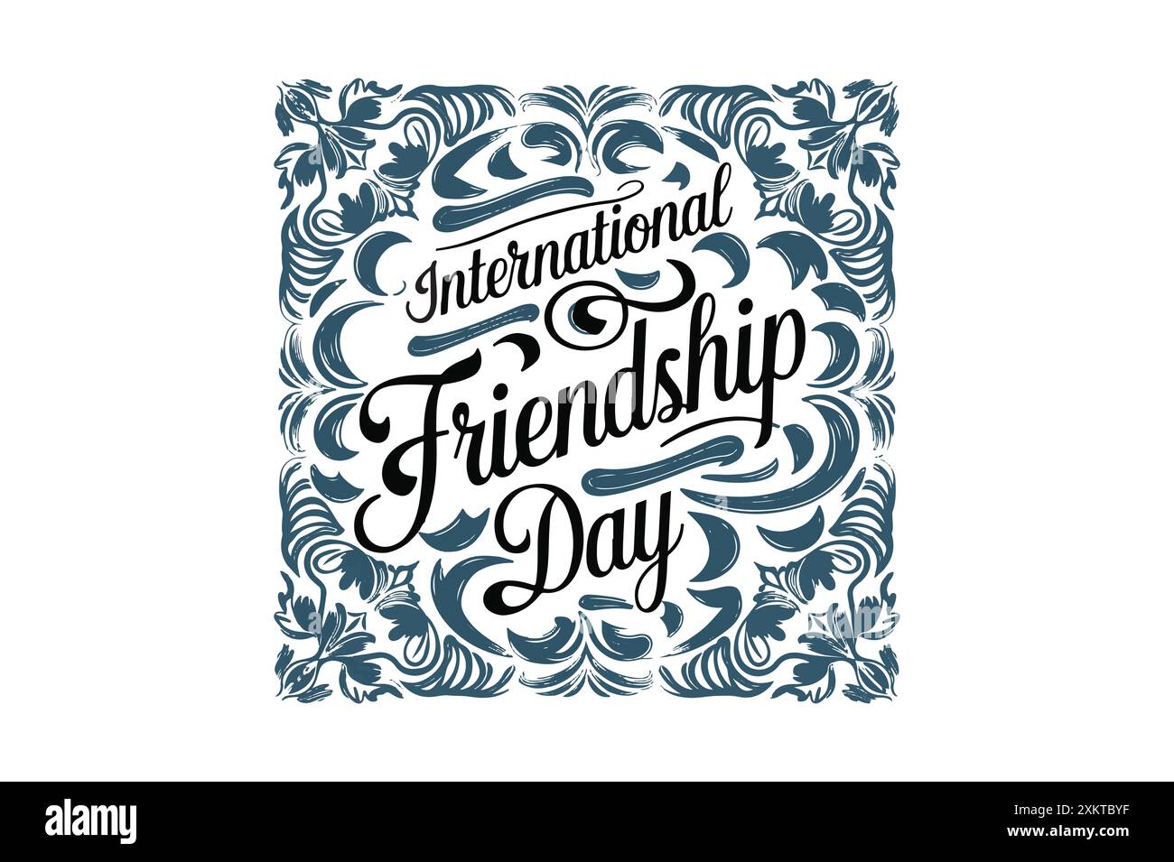 Typography friendship day hi-res stock photography and images - Alamy