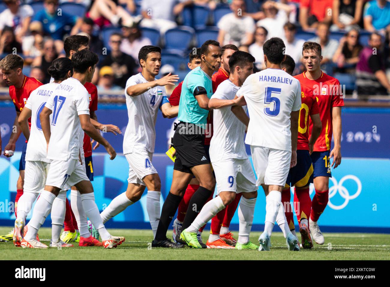 Dahane Beida (MTN) gestures during the Men's Group C, first round ...