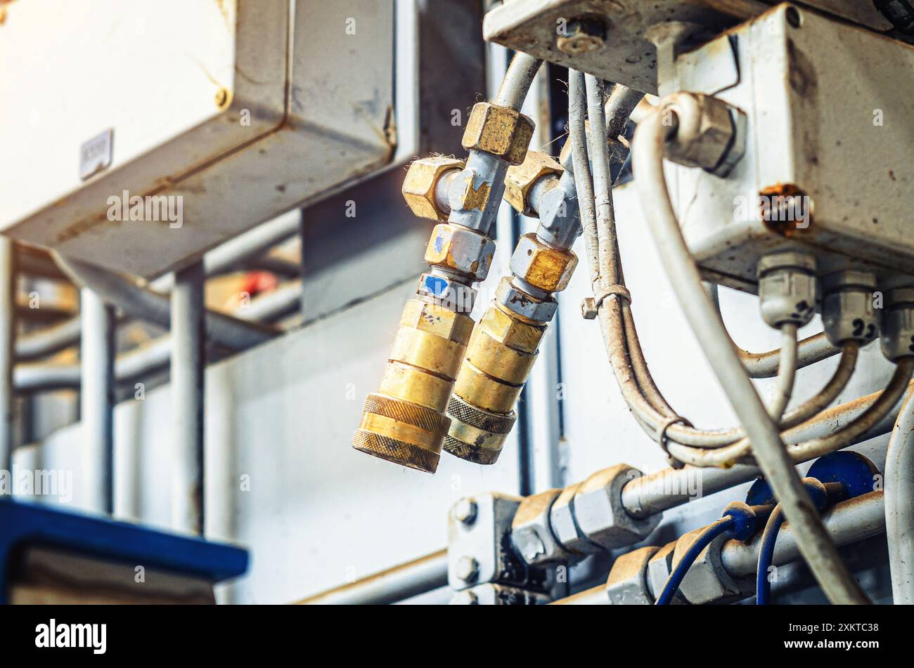 Industrial metal pipes. Fittings, connections for water supply systems ...