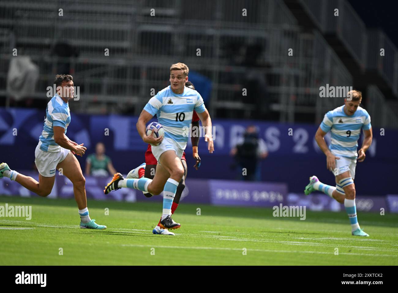 Paris-France, July 24, 2024, Paris2024 Olympic Games, Rugby, match at ...