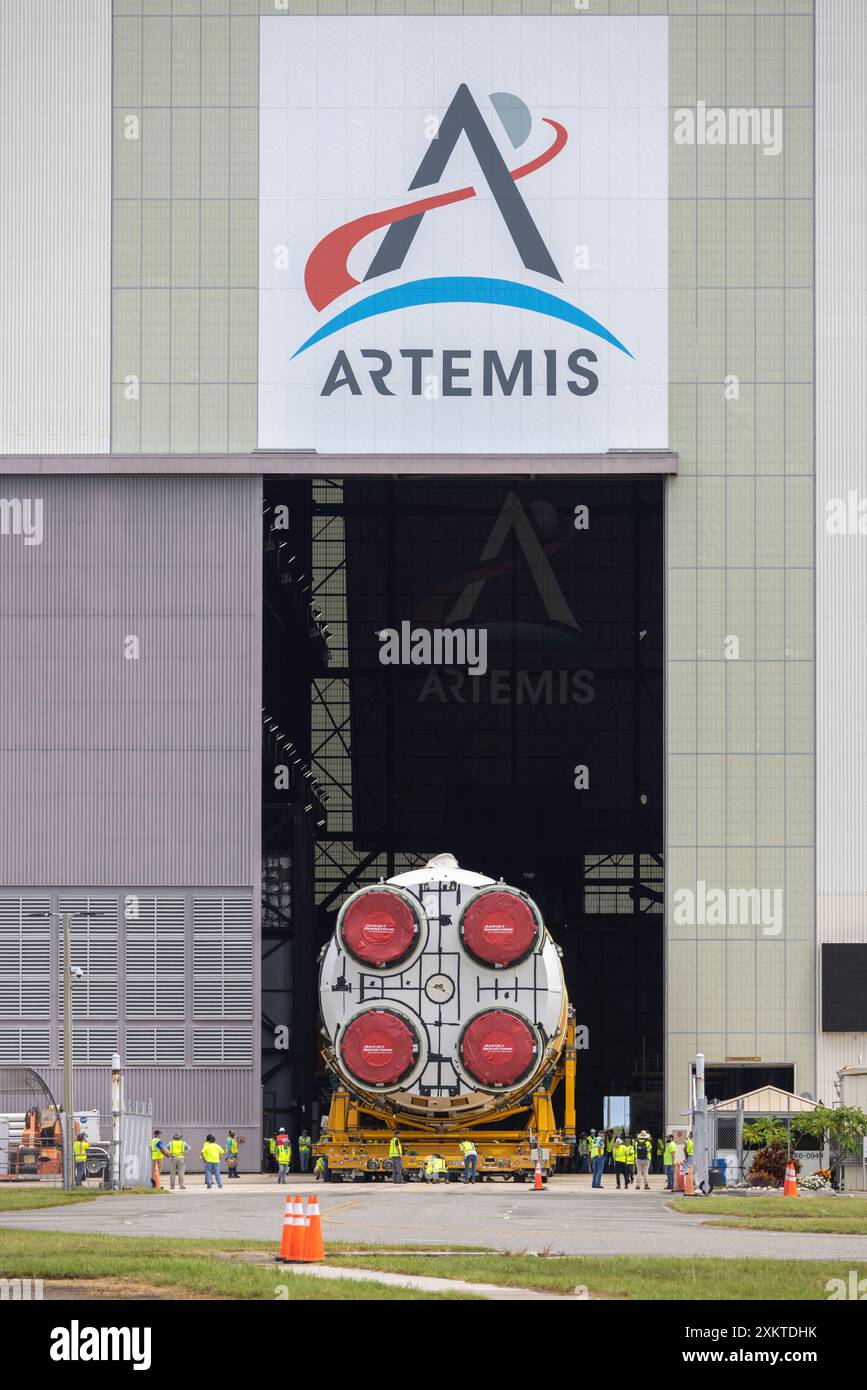 Kennedy Space Center, USA. 24th July, 2024. For three hours on July ...