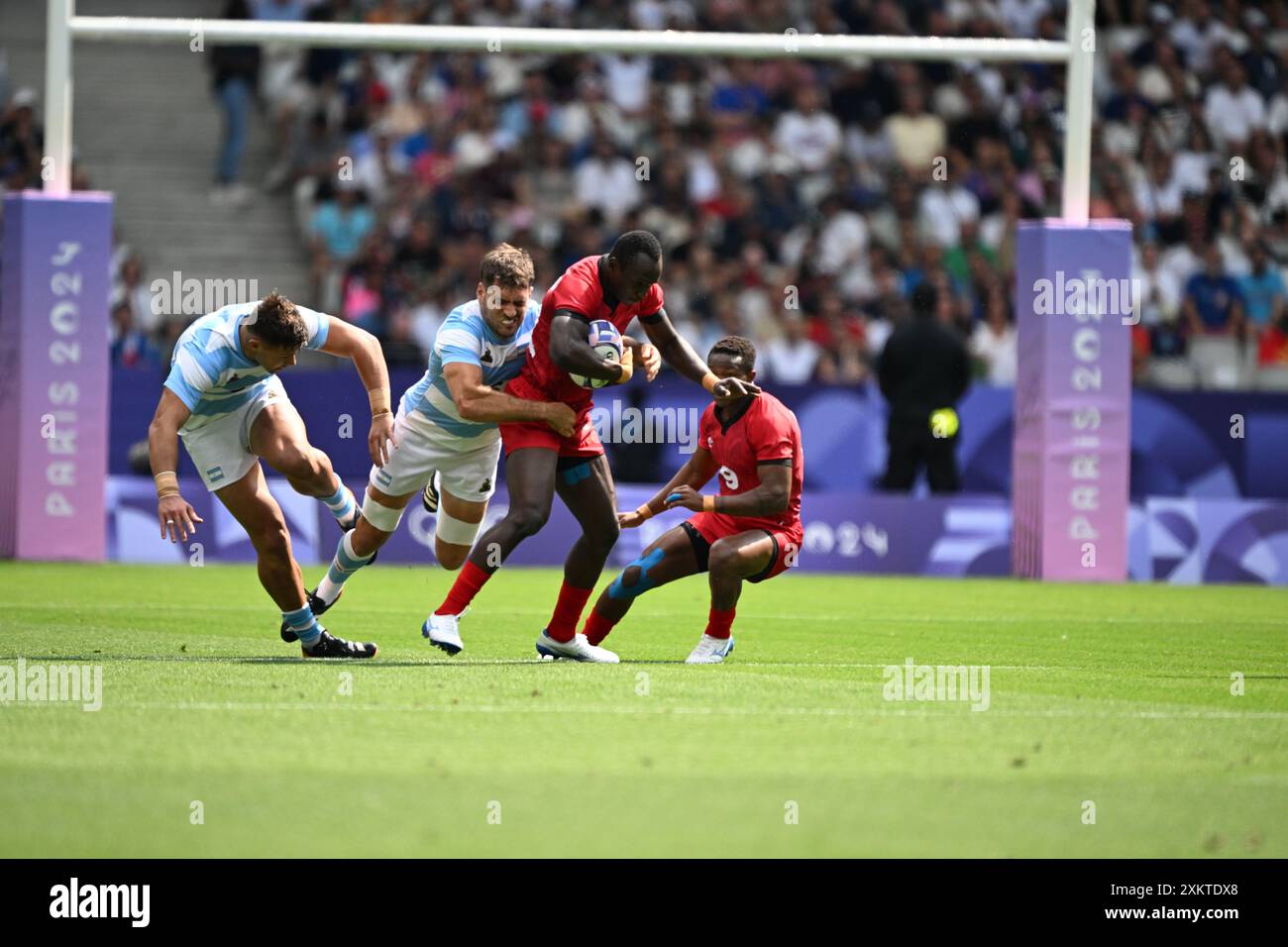 Paris-France, July 24, 2024, Paris2024 Olympic Games, Rugby, match at ...
