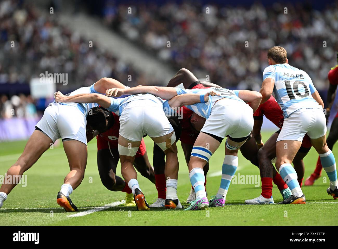 Paris-France, July 24, 2024, Paris2024 Olympic Games, Rugby, match at ...