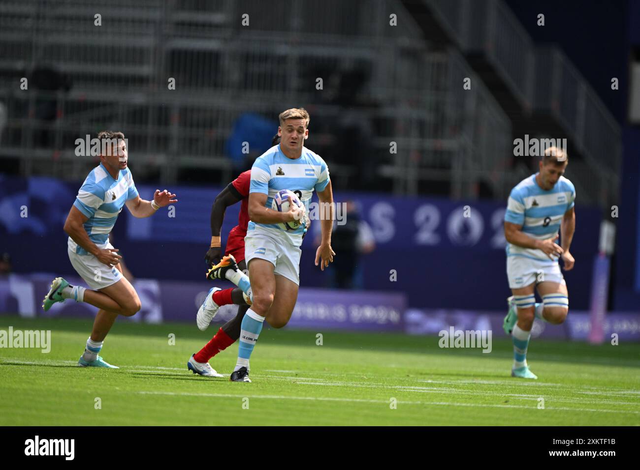 Paris-France, July 24, 2024, Paris2024 Olympic Games, Rugby, match at ...
