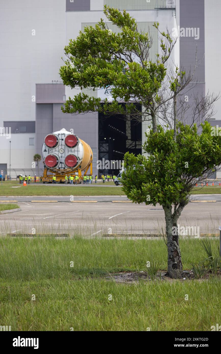 Kennedy Space Center, USA. 24th July, 2024. For three hours on July 24th 2024 9AM to 12 noon EDT ...