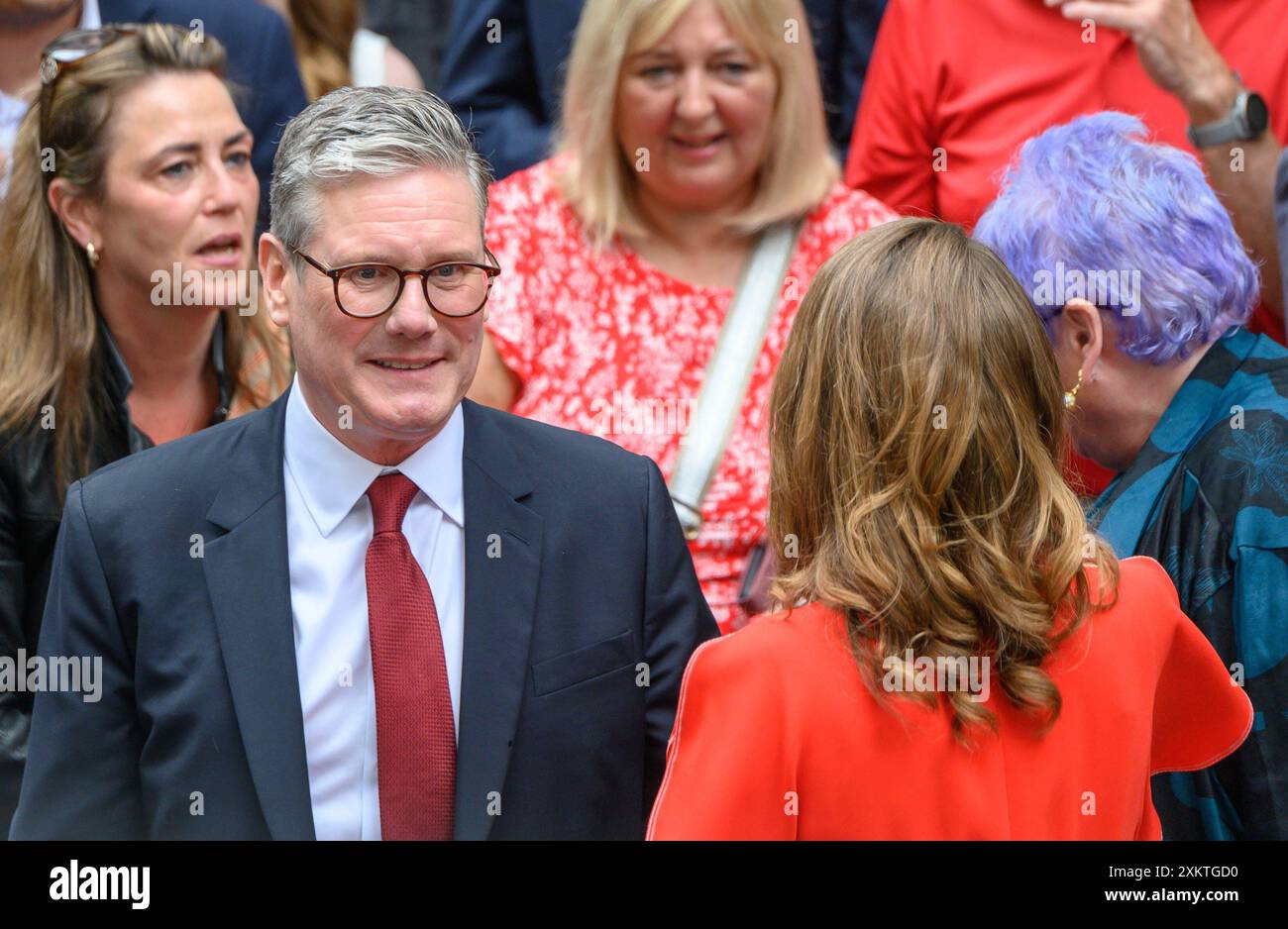 British Prime Minister Sir Keir Starmer And Wife Victoria Starmer Hi