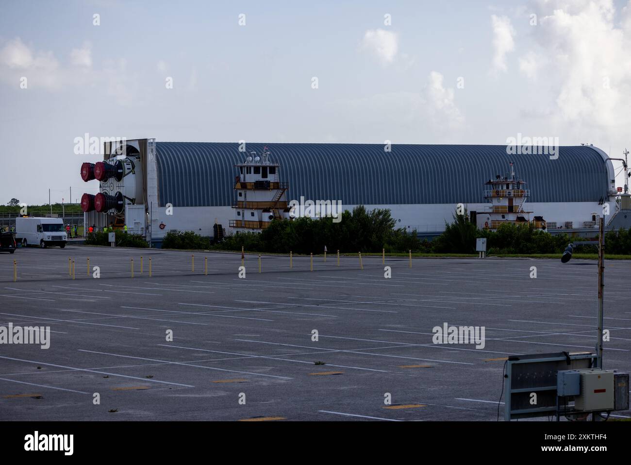 Kennedy Space Center, USA. 24th July, 2024. For three hours on July 24th 2024 9AM to 12 noon EDT ...