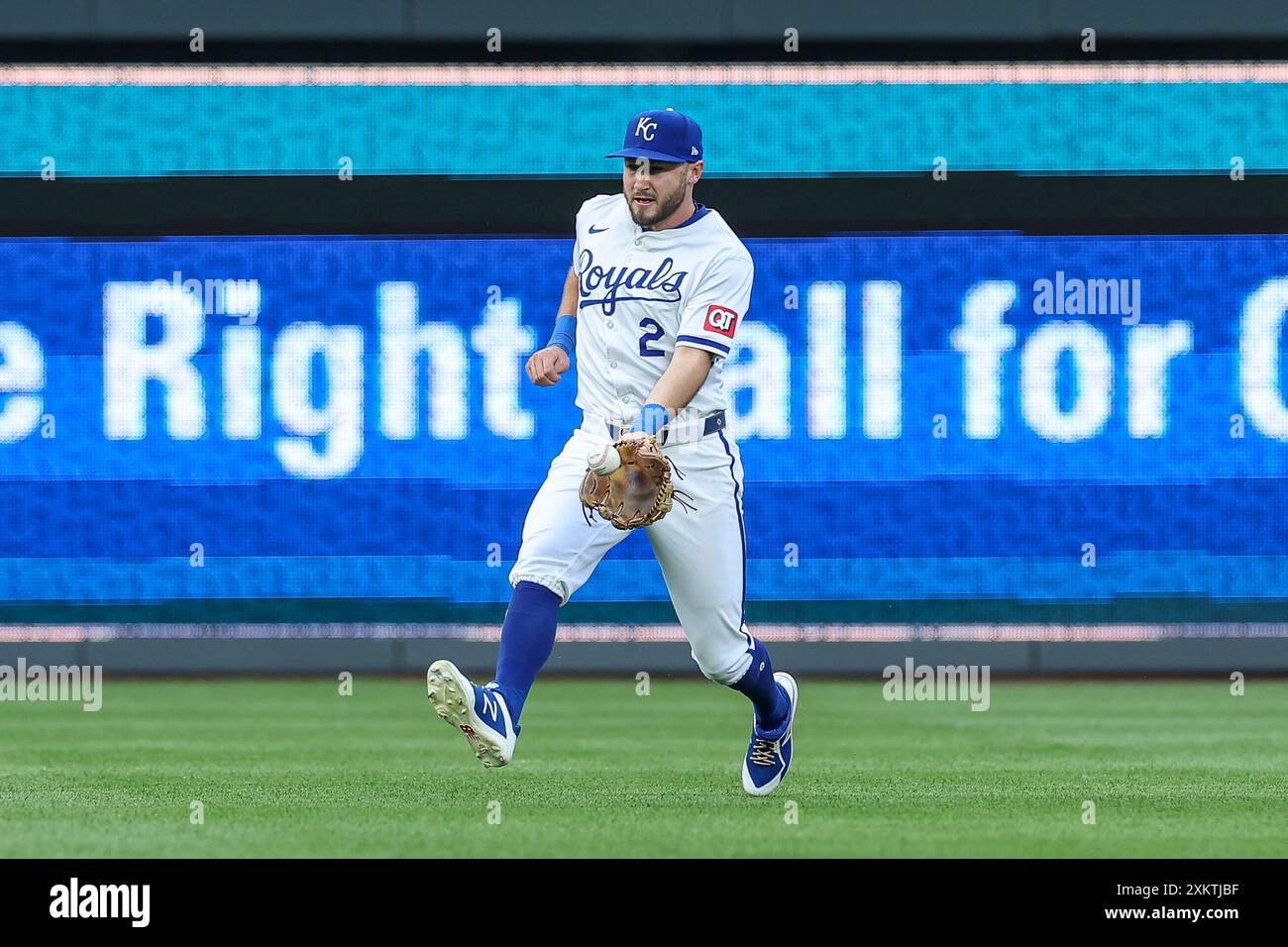 Kansas City, MO, USA. 23rd July, 2024. Kansas City Royals outfielder ...
