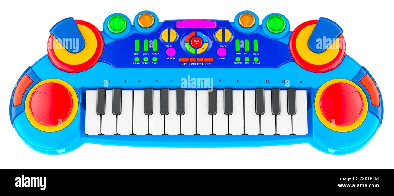 Digital piano illustration Cut Out Stock Images & Pictures - Alamy