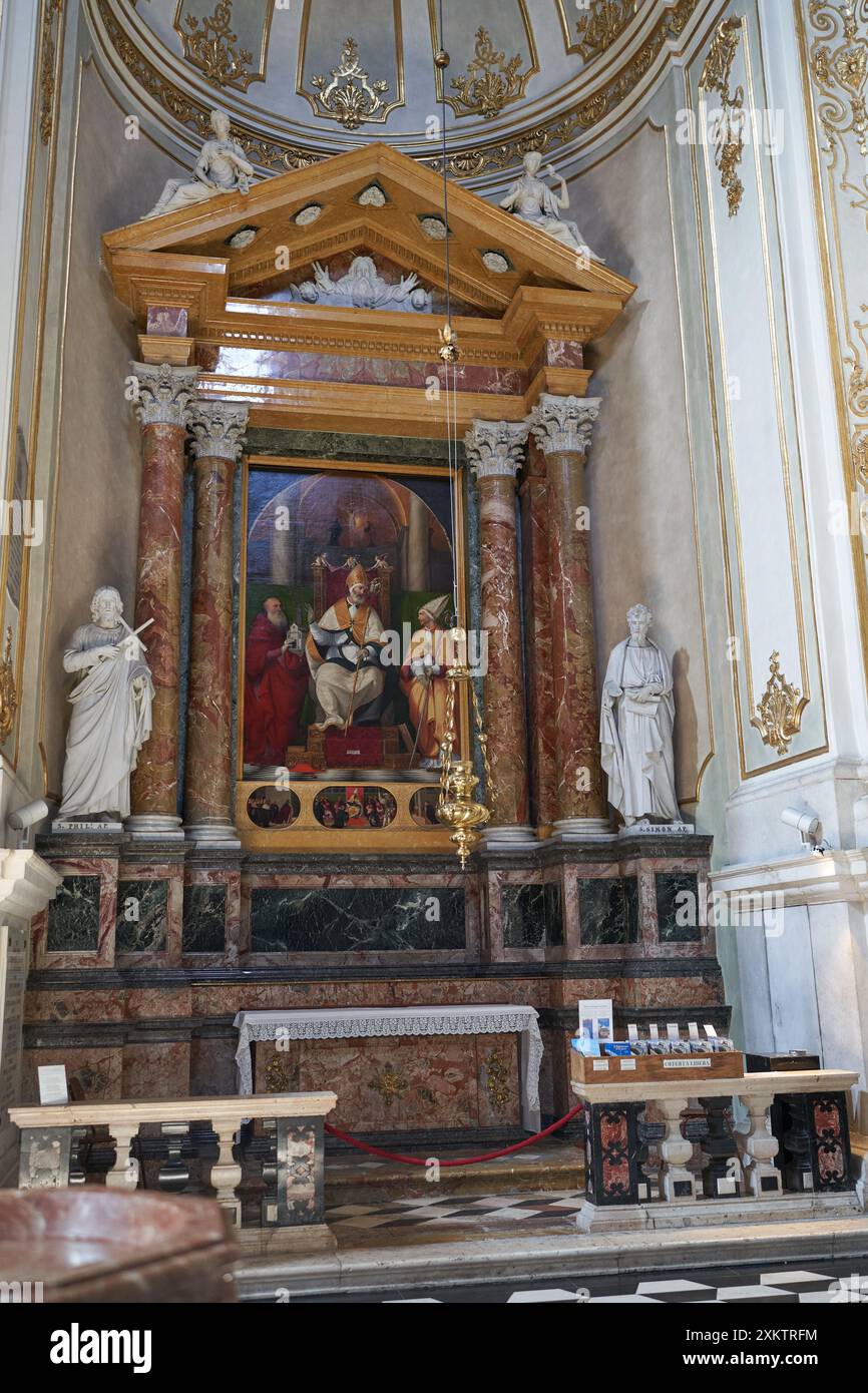 Bergamo, Italy - June 17, 2024 - interior of the Bergamo Cathedral ...