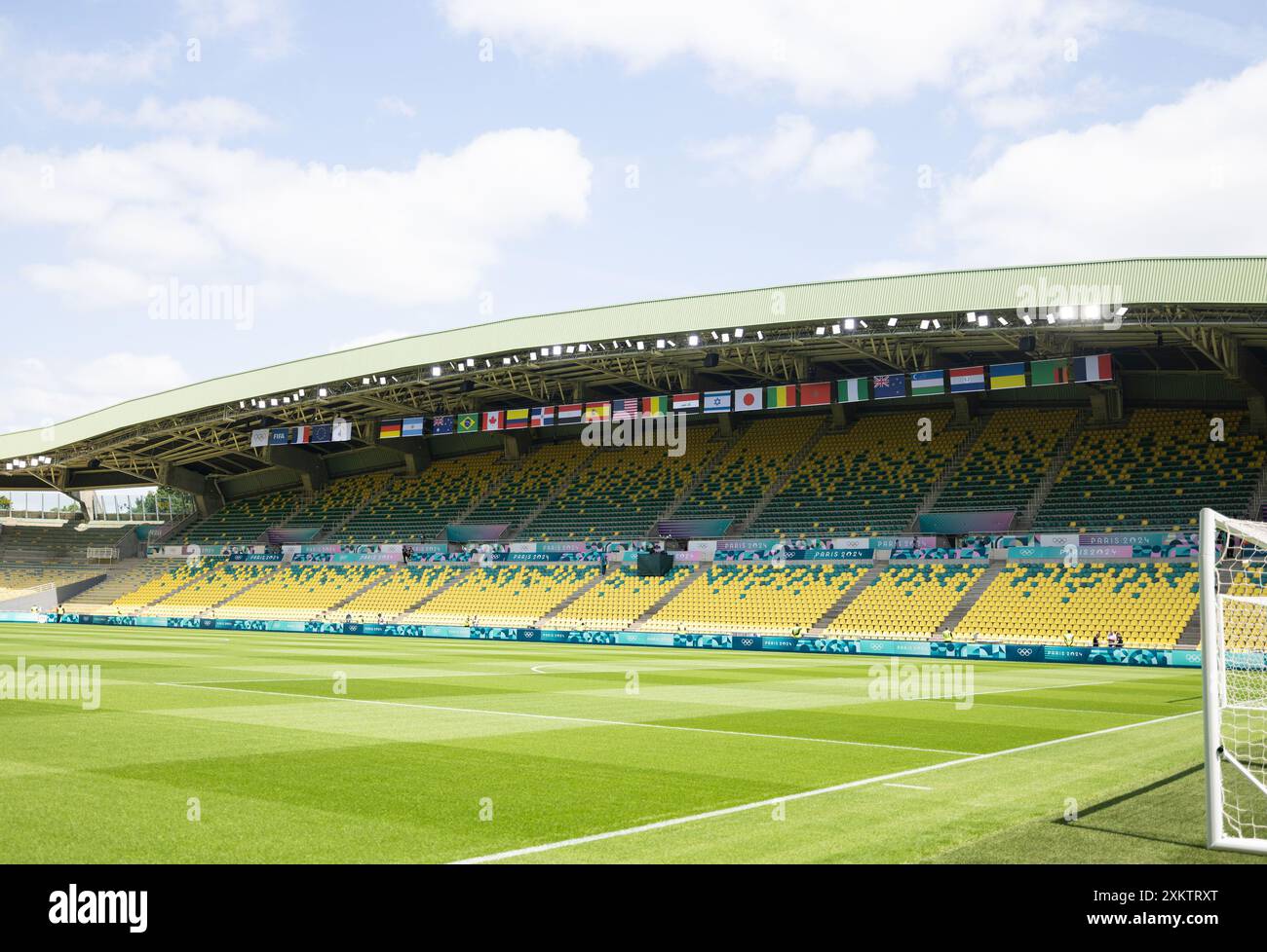 Nantes, France, July 24th 2024: General view inside the stadium before ...