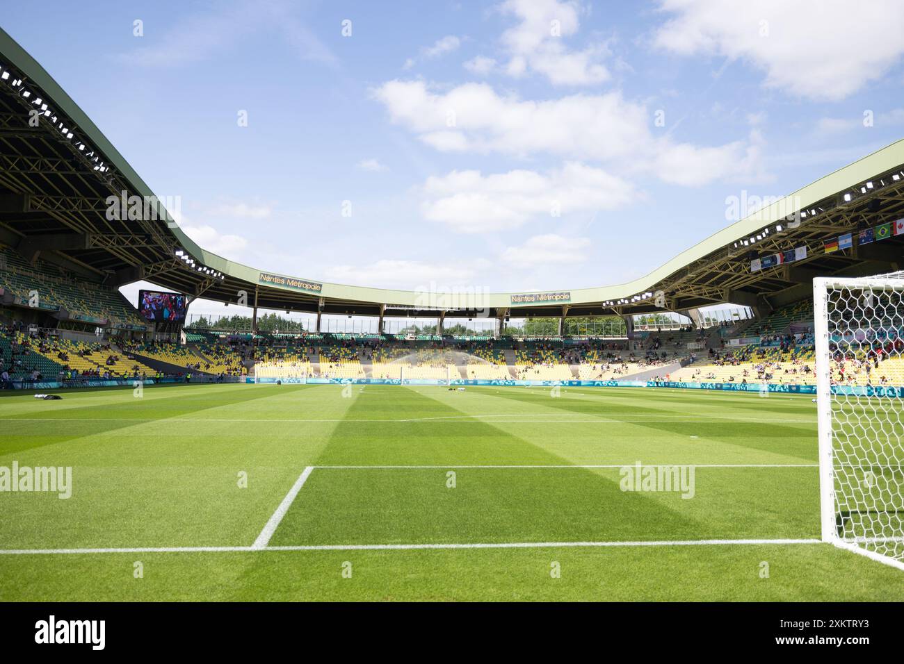 Nantes, France, July 24th 2024: General view inside the stadium before ...