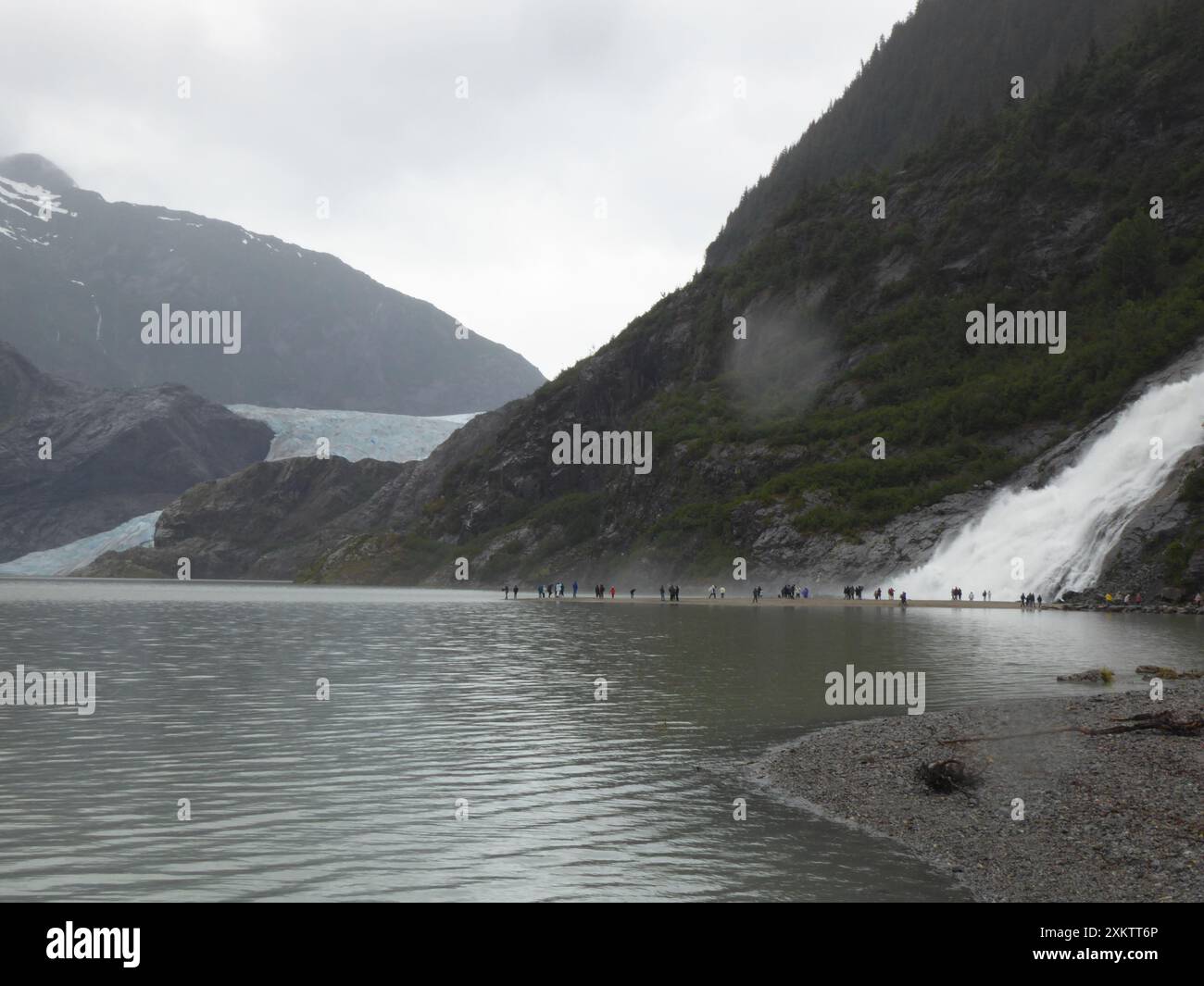 Mendenhall waterfall hi-res stock photography and images - Alamy