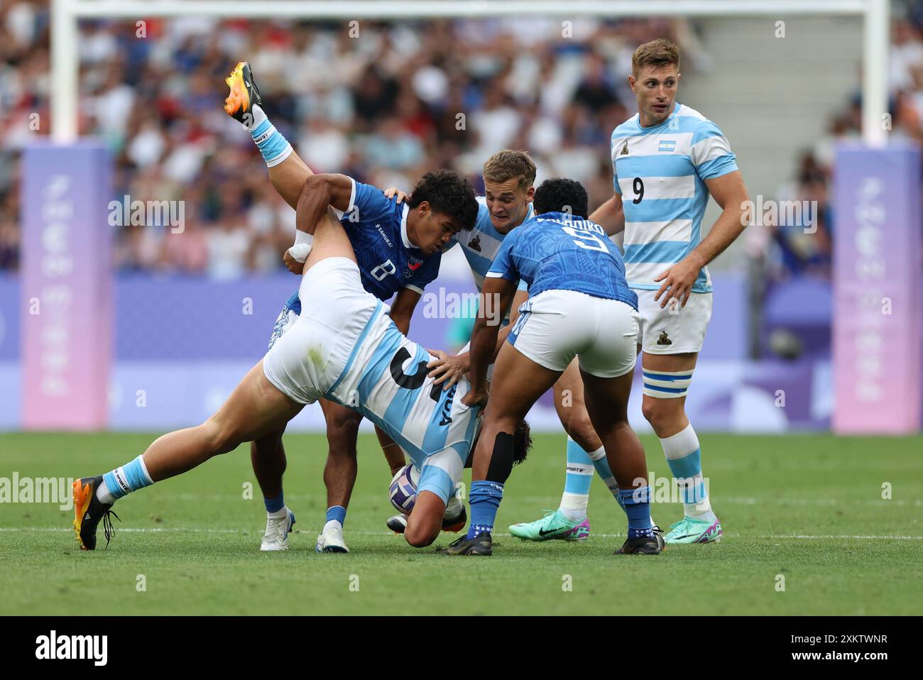 Julien Mattia/Le Pictorium - Rugby 7s - Paris 2024 - Argentina, Samoa ...