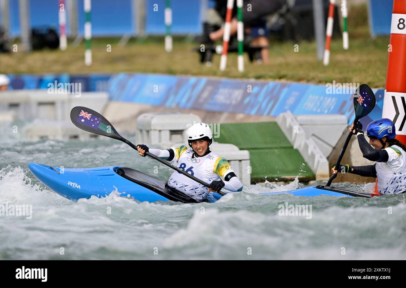 Paris, France. 24th July, 2024. Paris 2024 Olympic games. Canoe Slalom ...