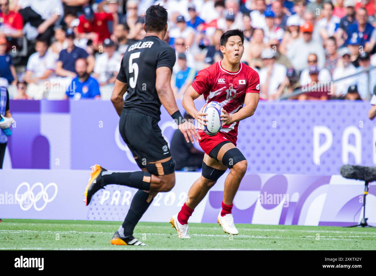 Saint Denis, France. 24th July, 2024. Takamasa Maruo (Japan), Rugby ...