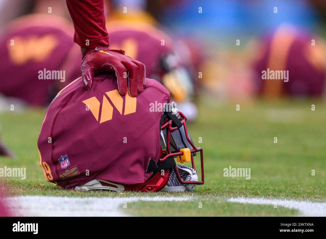 Ashburn, VA, USA. 24th July, 2024. A detailed view of a Washington ...