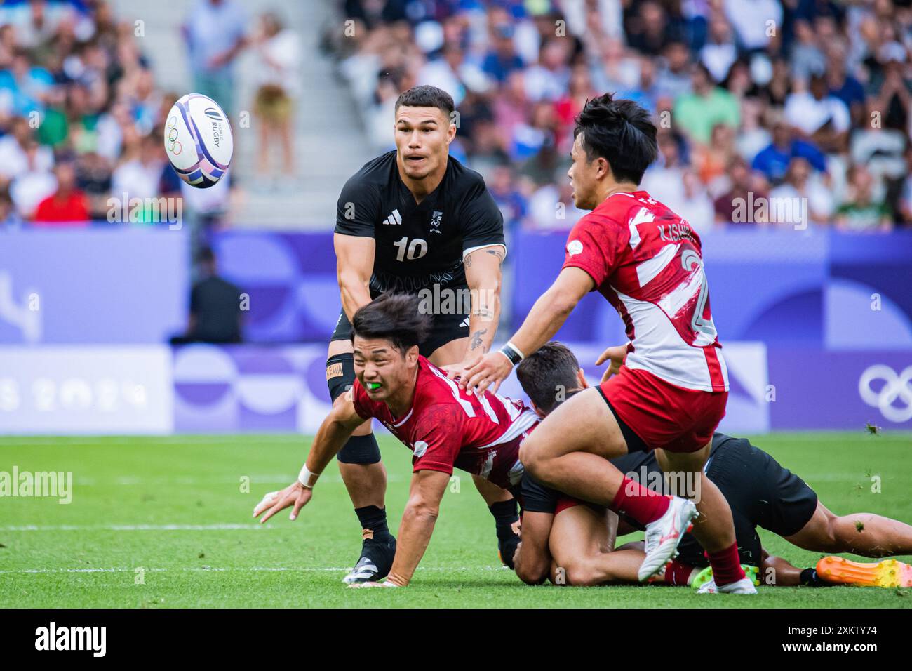Tepaea Cook-Savage (New Zealand), Rugby Sevens, Men's Pool A between ...