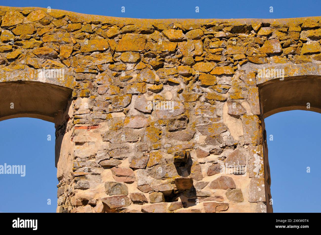 A close-up of a ruin's wall Stock Photo - Alamy
