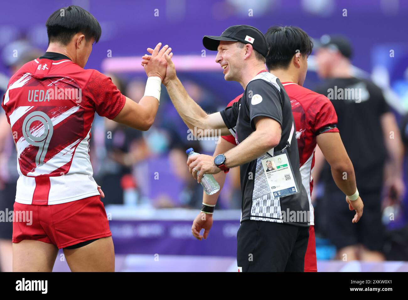 Saint-Denis, France. 24th July, 2024. Simon Amor (JPN) Rugby : Men's ...