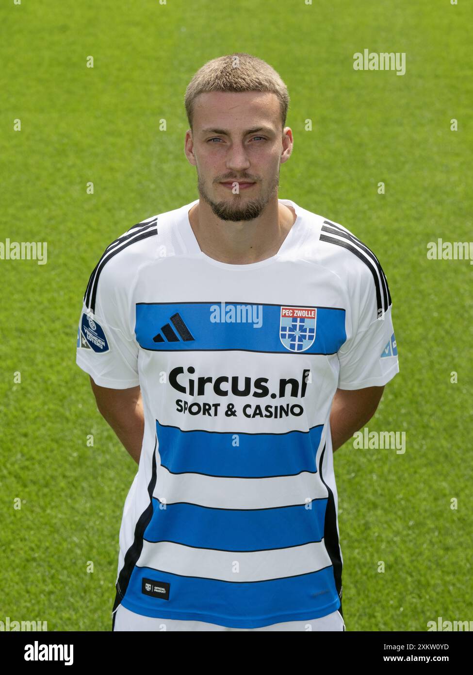 ZWOLLE - Davy van den Berg of PEC Zwolle during the PEC Zwolle press ...