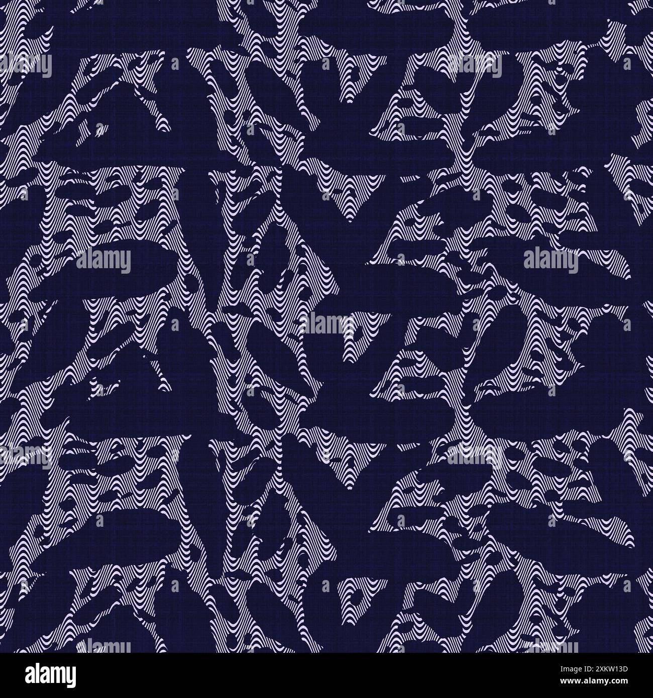Dark purple camouflage flecked effect abstract seamless pattern ...