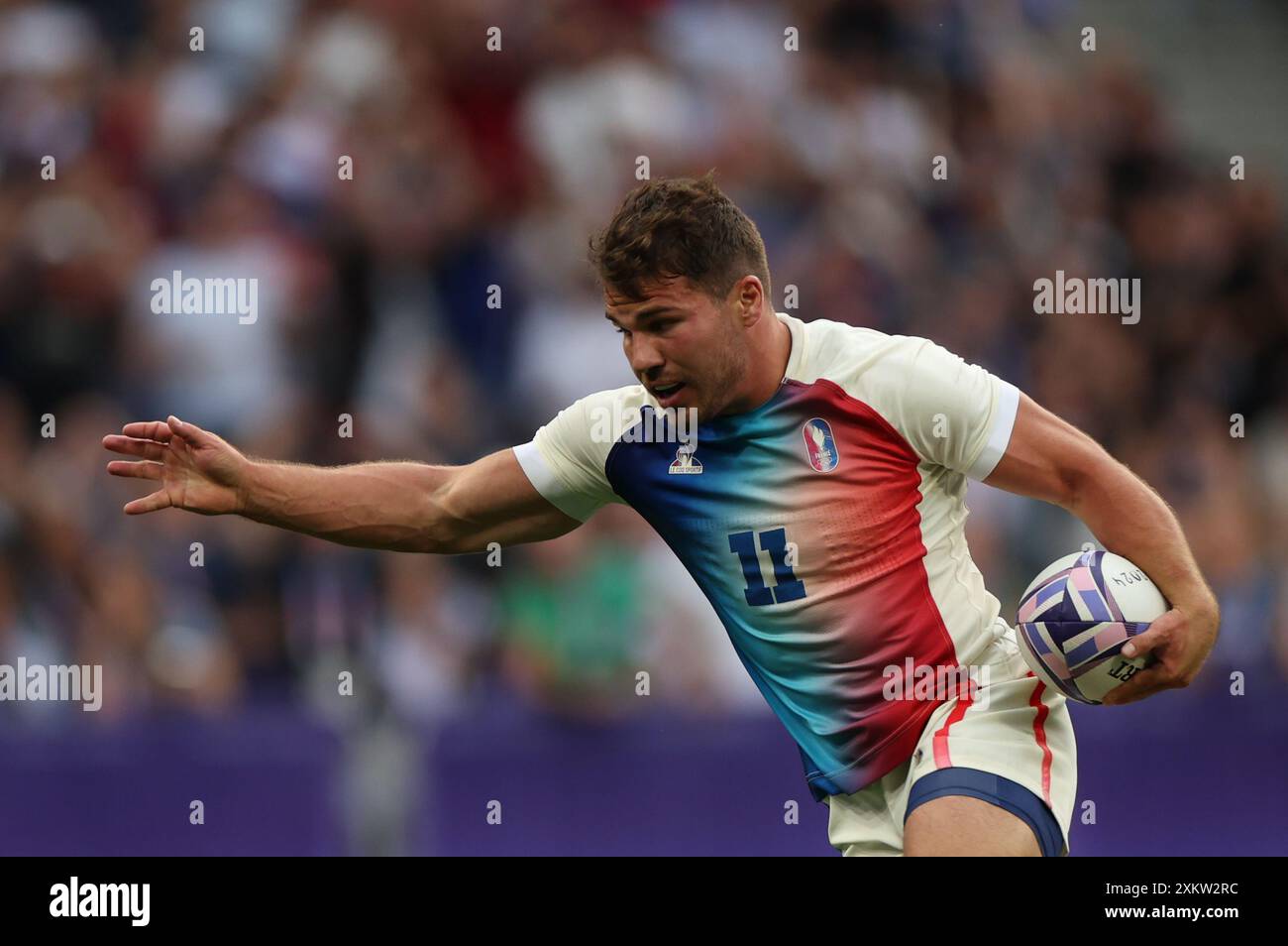 Julien Mattia/Le Pictorium - Rugby a 7 - Paris 2024 - France, Uruguay ...