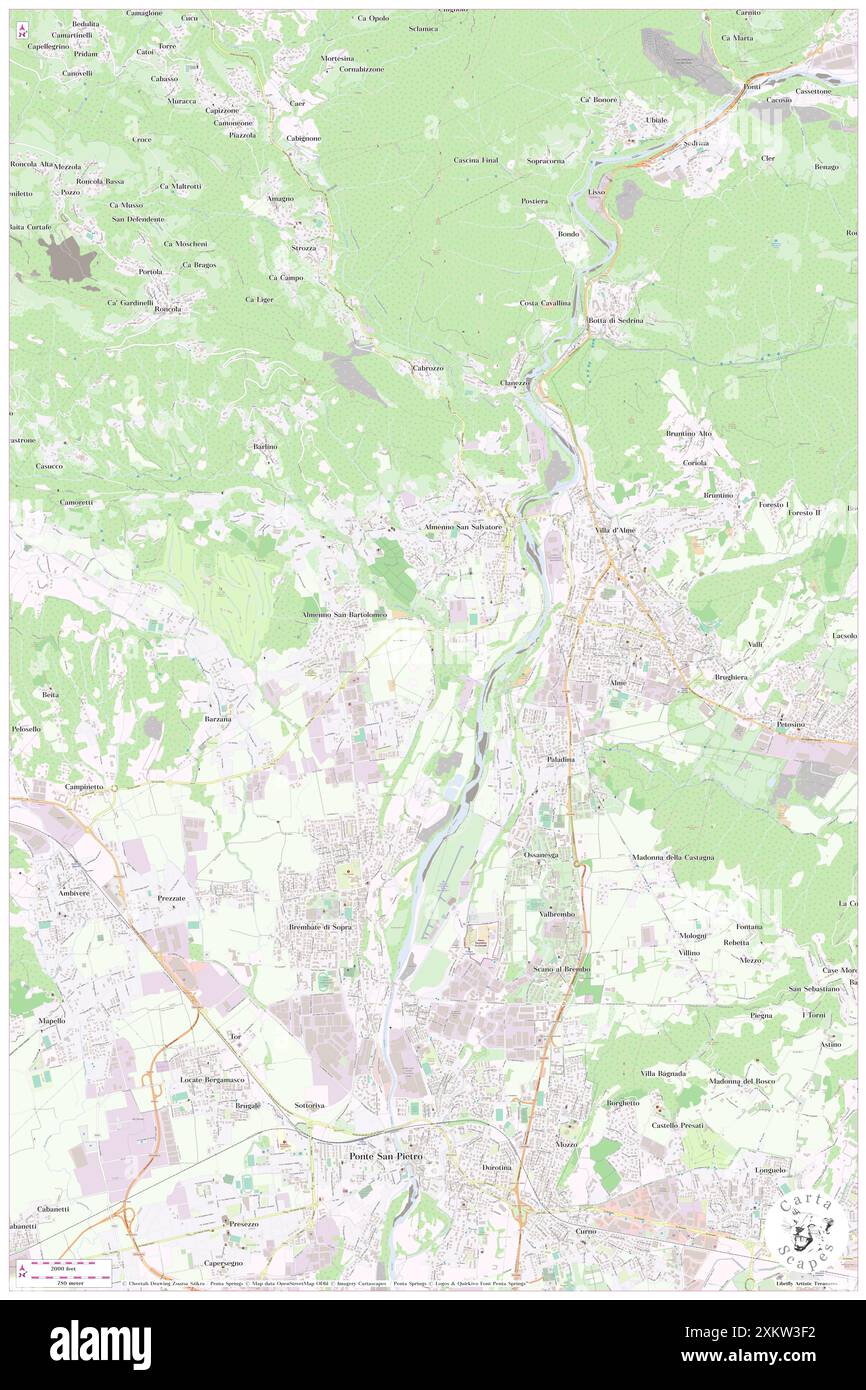 Antenna Europea del Romanico, Provincia di Bergamo, IT, Italy, Lombardy ...