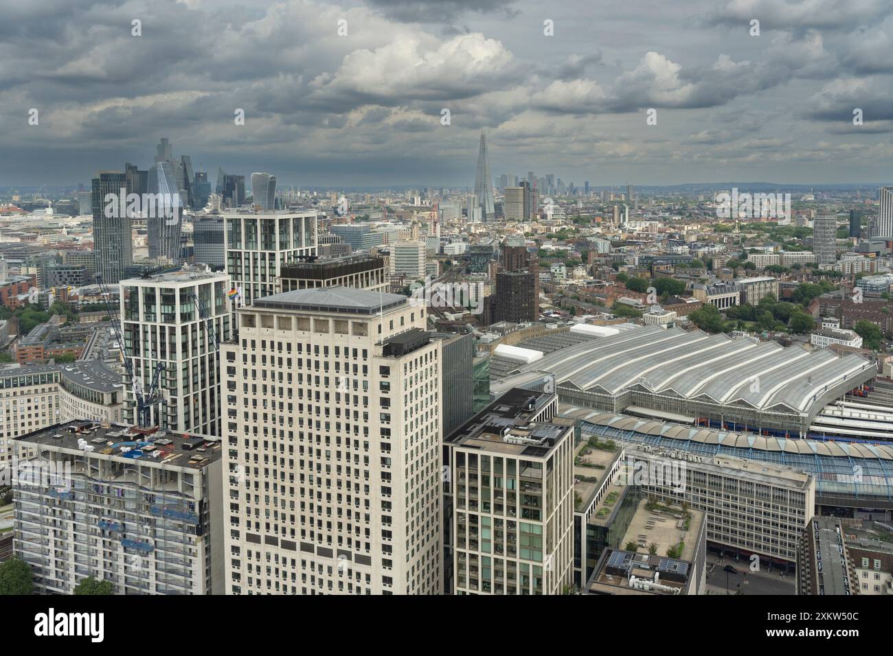 Shell Centre and Southbank Place, Waterloo, London Stock Photo - Alamy