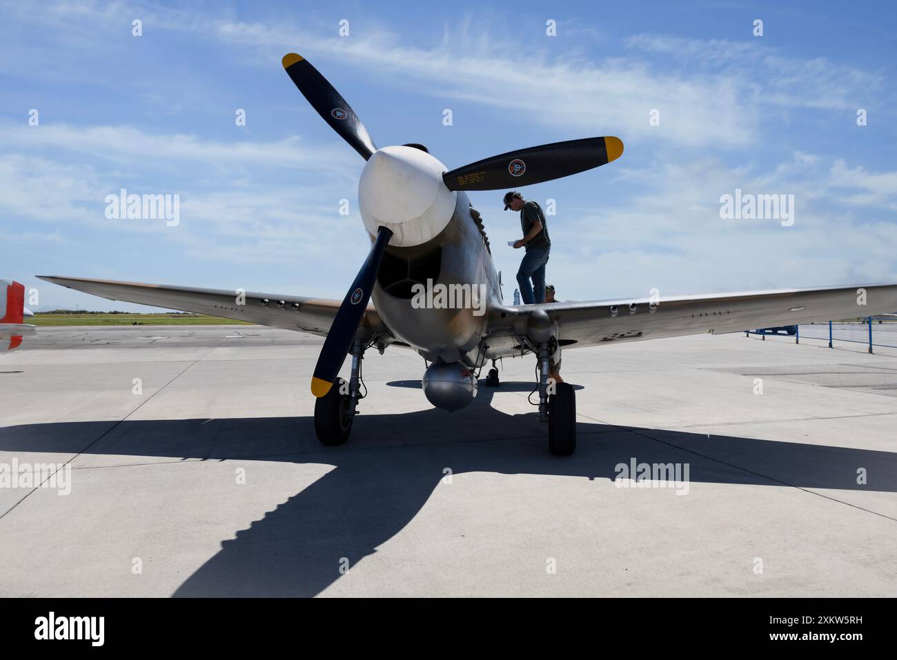 Curtis P-40 Kittyhawk at Boundary Bay Canada Stock Photo - Alamy
