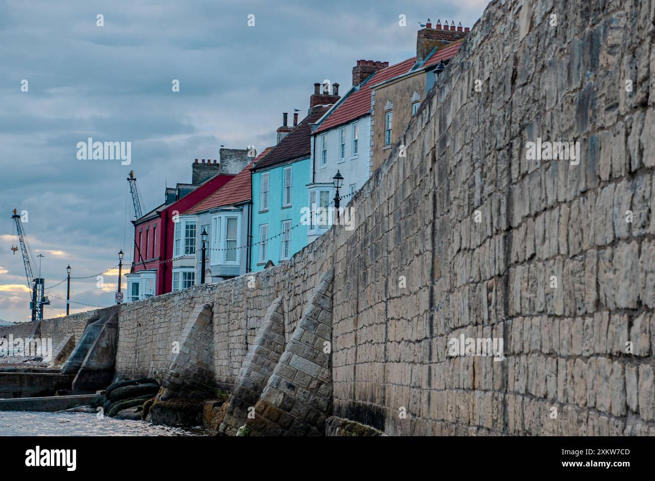 Hartlepool, Stunning view of Hartlepool Headland with its historic ...