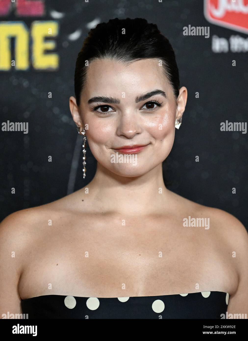 Brianna Hildebrand attends the world premiere of Marvel Studios ...