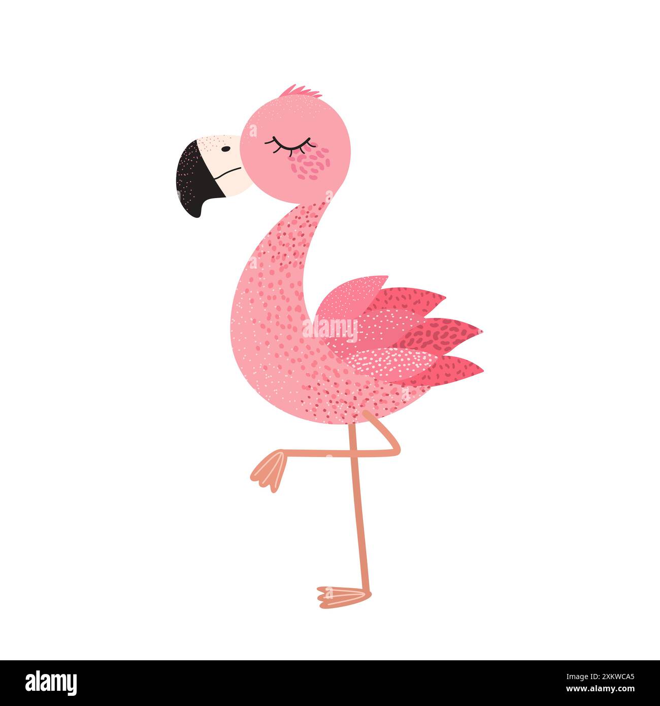 Pink feather girl Stock Vector Images - Alamy