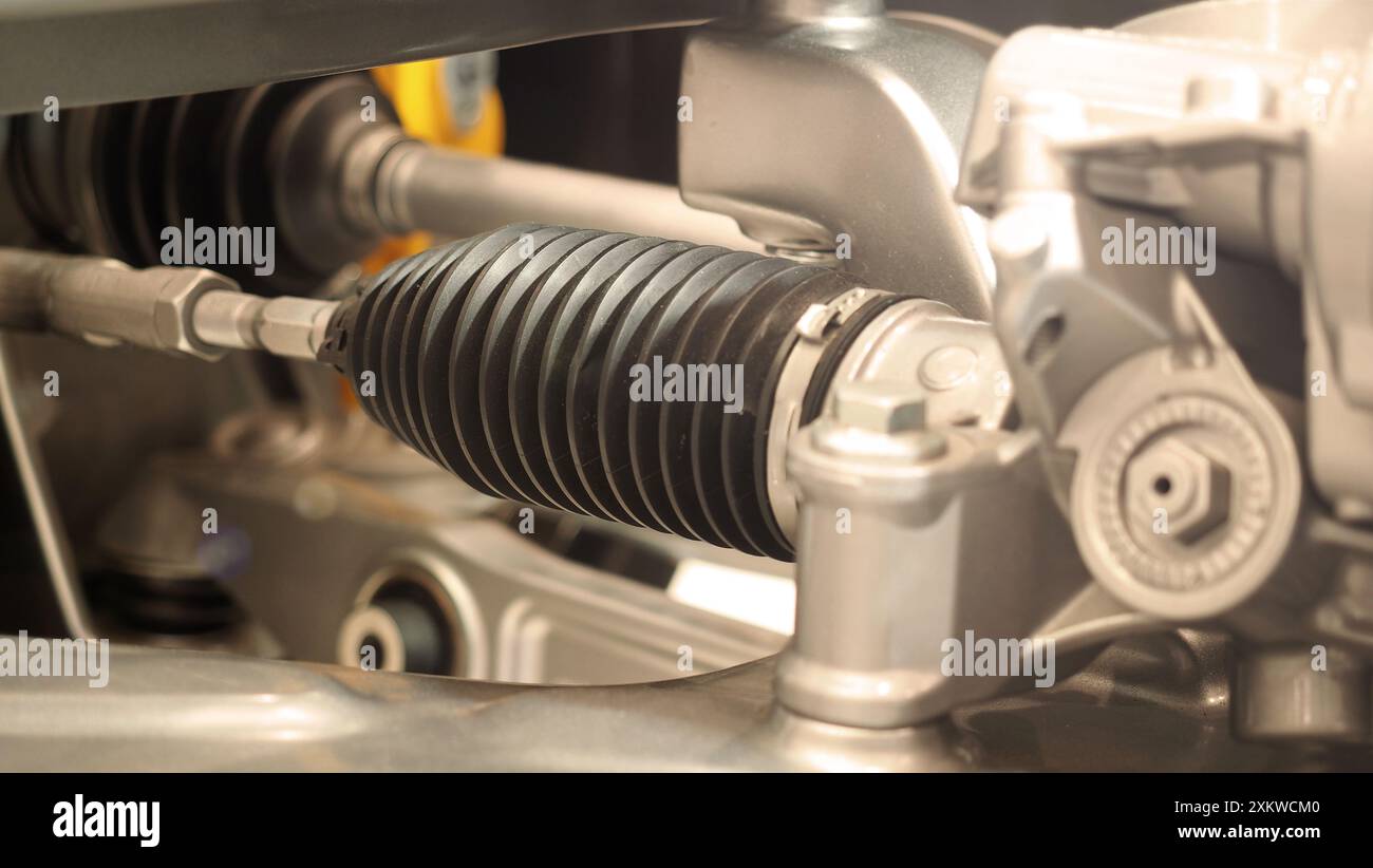 Car suspension. Technical images of structure of car spare parts. Such ...