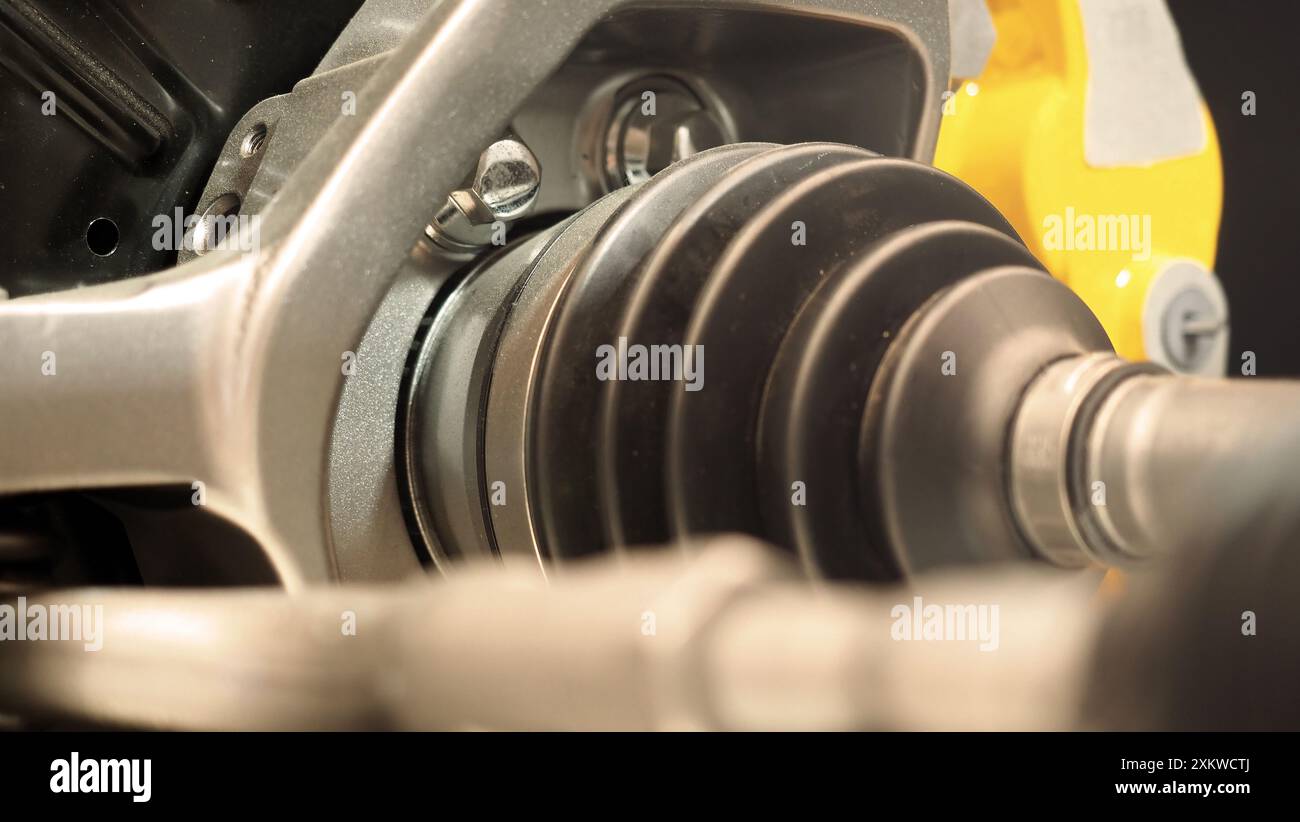 Car suspension. Technical images of structure of car spare parts. Such ...