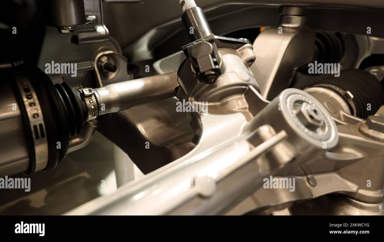 Car suspension. Technical images of structure of car spare parts. Such ...