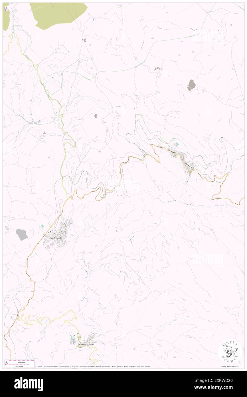 Genn'e Mandara, , IT, Italy, Sardinia, N 39 49' 47'', N 9 18' 0'', map ...