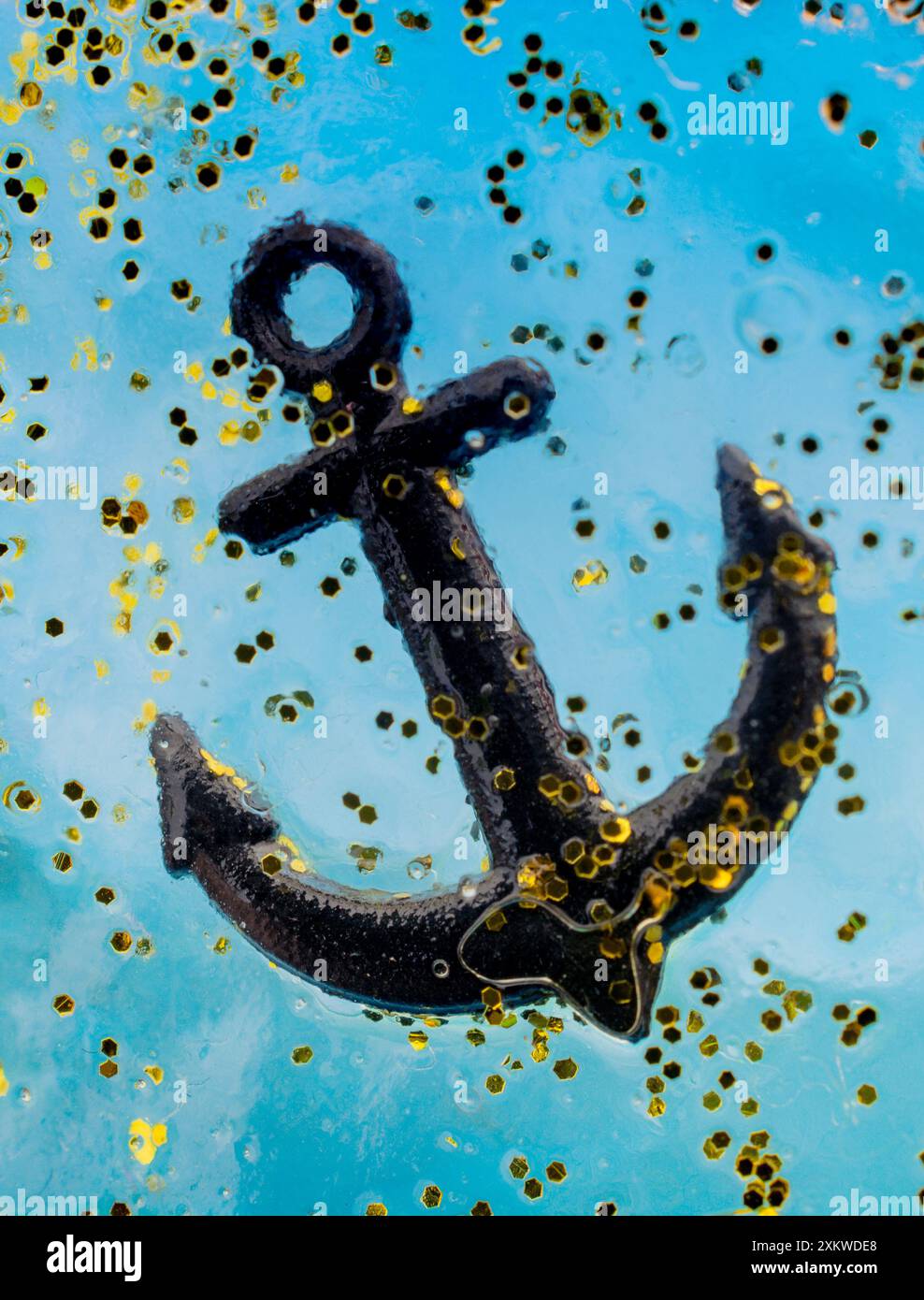 Tiny model anchor for decorative purposes Stock Photo - Alamy