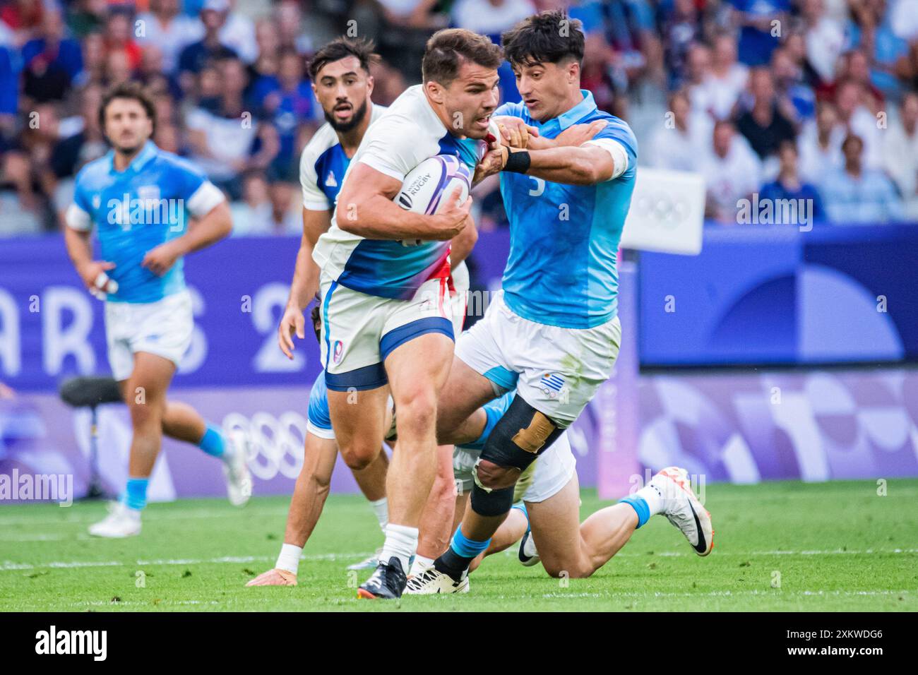 Antoine Dupont (France), Rugby Sevens, Men's Pool C between France and ...