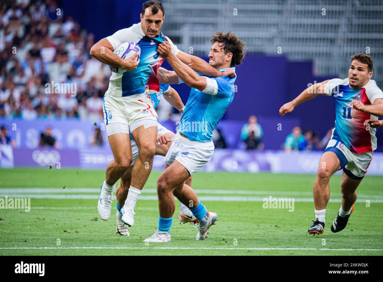 Paulin Riva (France), Rugby Sevens, Men's Pool C between France and ...