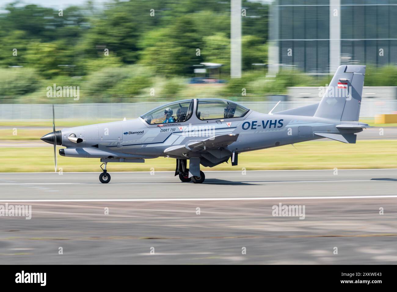 Diamond DART-750 aircraft at the Farnborough International Airshow 2024 ...