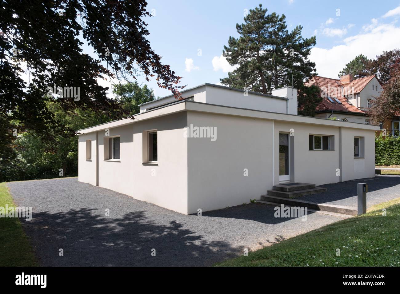 Haus am Horn, first Bauhaus model house in Weimar, designed by Georg ...