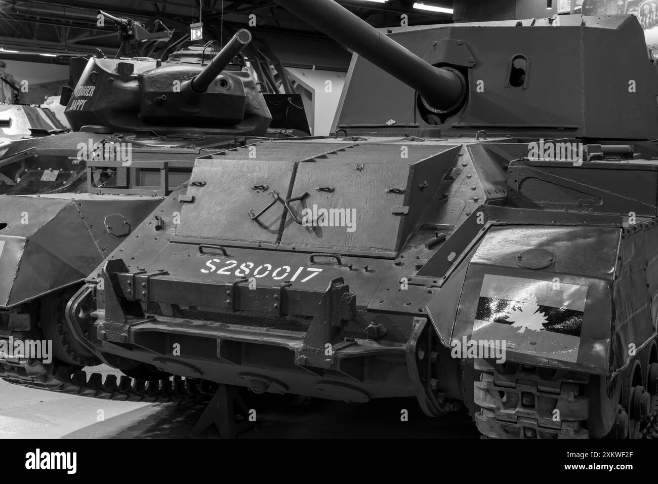 Bovington.Dorset.United Kingdom.February 25th 2024.A Valentine Archer ...